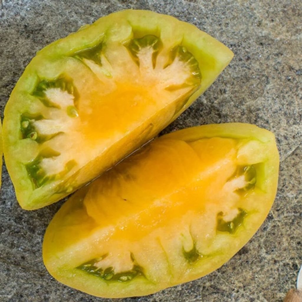 DWARF PARFAIT TOMATO – large green-bronze tomato