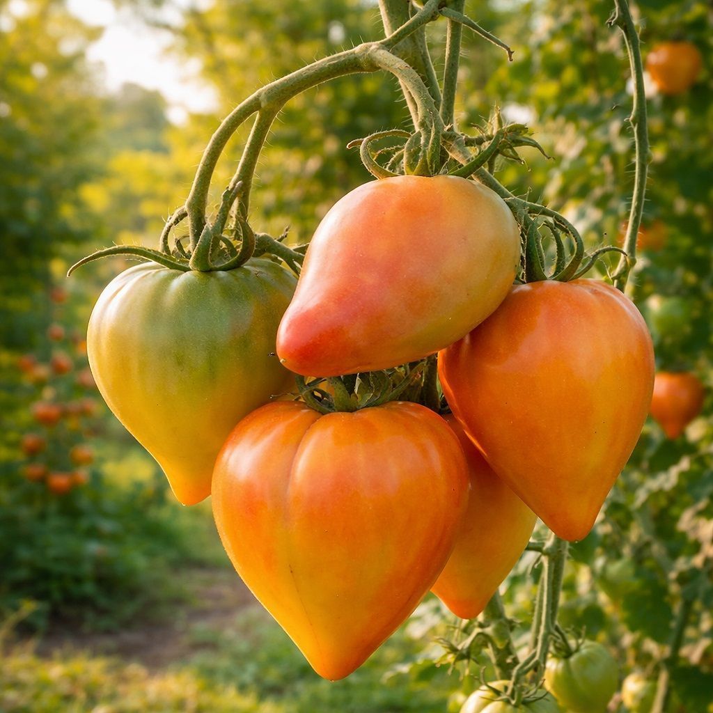 MIDNIGHT SUN – early sweet heart-shaped bicolor