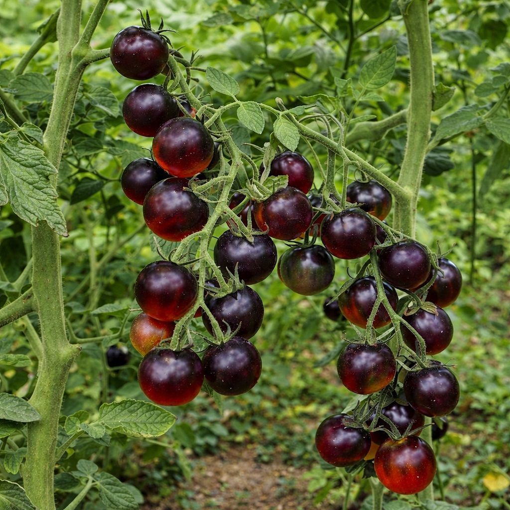 INDIGO BLUE BERRIES – productive red sweet cherry tomato